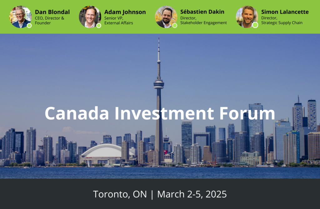 Canada Investment Forum at PDAC 2025 | Nano One®